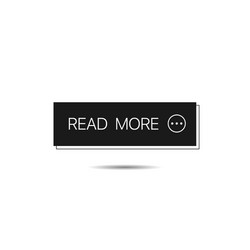 Read more button Royalty Free Vector Image - VectorStock