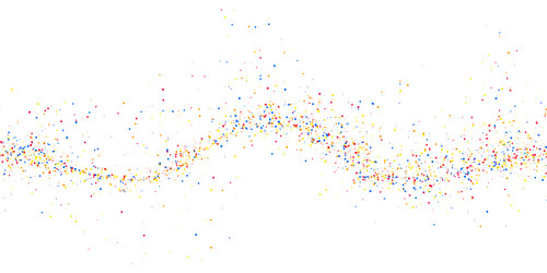 Colorful confetti splash modern background Vector Image