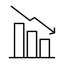Data analysis performance business icon Royalty Free Vector