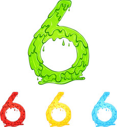 Slime Numbers Vector Images (over 130)