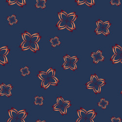 Seamless pattern with branches of blooming tree Vector Image