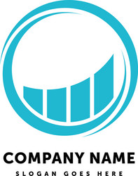 Growth logo abstract icon mark design template Vector Image