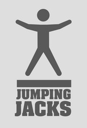 Jumping Jack Silhouette Vector Images (88)