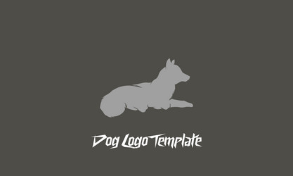 Head wolf with fangs outline design Royalty Free Vector