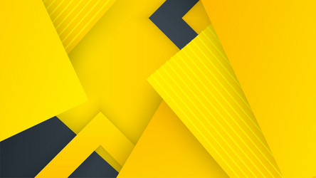 Abstract yellow and black background design Vector Image