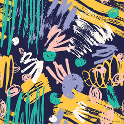 Vivid Paint Splatter Pattern Royalty Free Vector Image