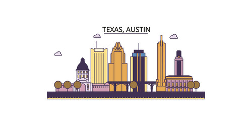 Austin Texas Skyline Vector Images (over 160)