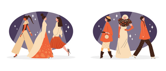 Runway Models Vector Images (over 660)