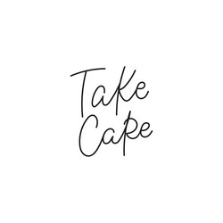 Take it easy quote lettering calligraphy Vector Image