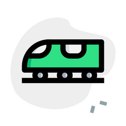 Intercity rail fast passenger train service Vector Image