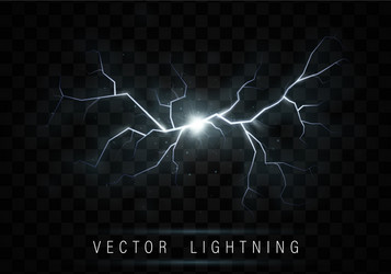 Lightning flash bolt Royalty Free Vector Image
