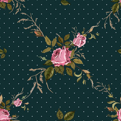 Beautiful roses seamless Royalty Free Vector Image