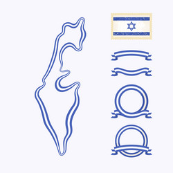 Israel Flag Ribbon Vector Images (over 860)