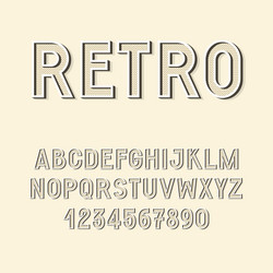 Retro 3d Font Vector Images (over 17,000)