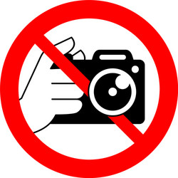 No camera4 Royalty Free Vector Image - VectorStock