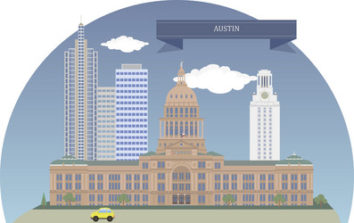 Austin Texas Skyline Vector Images (over 160)
