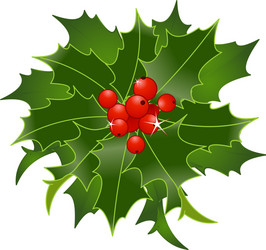 Holly Bush Clip Art