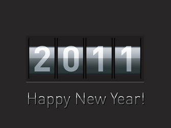 Years counter digital measurement electronic Vector Image