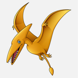 Cartoon pterosaurs Royalty Free Vector Image - VectorStock