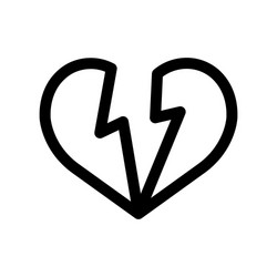 Broken Heart Outline Vector Images (over 4,600)