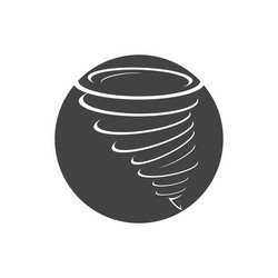 Tornado and cyclone logo symbol design Royalty Free Vector