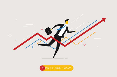 Progression from start to success challenge Vector Image
