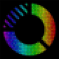Rainbow Pie Chart Vector Images (over 180)