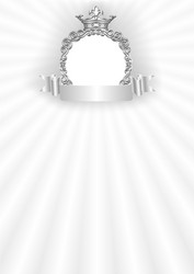 Silver background Royalty Free Vector Image - VectorStock