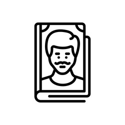 Biography Royalty Free Vector Image - VectorStock