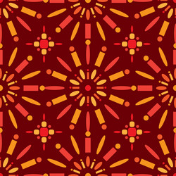 African star shweshwe pattern Royalty Free Vector Image