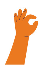 Adult holding small child hand Royalty Free Vector Image