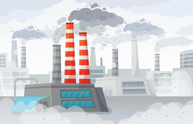 Factory theme image 1 Royalty Free Vector Image