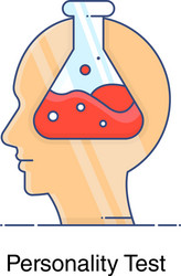 Personality test Royalty Free Vector Image - VectorStock