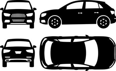 Top View Car Line Drawing Vector Images (over 150)