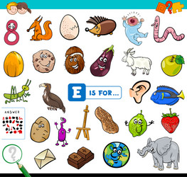 Animal Alphabet E Vector Images (over 660)
