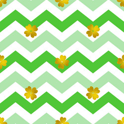 Decorative seamless pattern with clover Royalty Free Vector