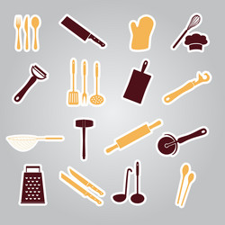 Cooking Stickers Vector Images (over 36,000)