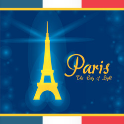 Paris landmarks design Royalty Free Vector Image
