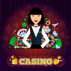 Card Dealer Clipart