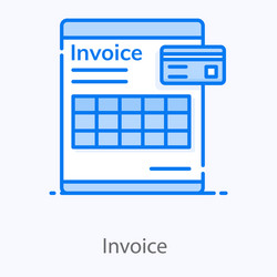 Invoice Royalty Free Vector Image - VectorStock