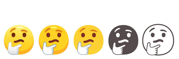 Hand on forehead emoticon Royalty Free Vector Image