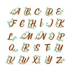 Letter x design logo with creative tree branch x Vector Image