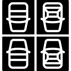 Full parking lot icon related Royalty Free Vector Image