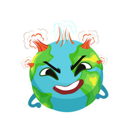 Angry Earth Cartoon Vector Images (over 320)