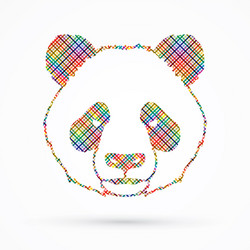 Panda Front View Vector Images (66)