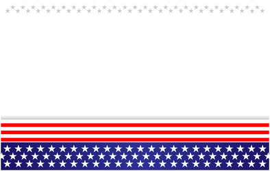 Red White And Blue Stripes Border