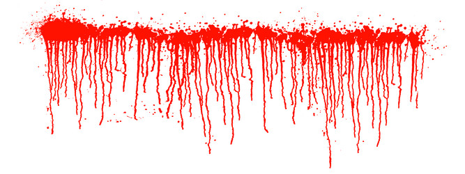 Black drip silhouette isolated on white background