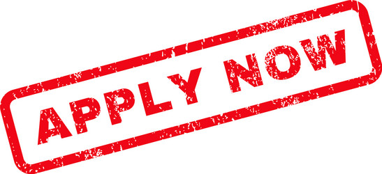 Apply now rubber stamp Royalty Free Vector Image