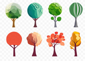 Cannot see the forest for the trees depicts Vector Image