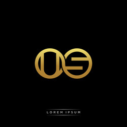 Tg initial letter split lowercase modern monogram Vector Image